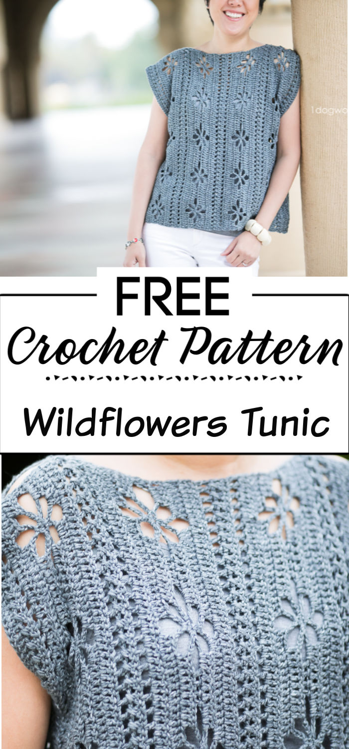 11 Tunic Tank Top Crochet Pattern Free - Crochet with Patterns