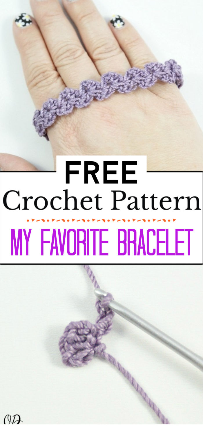 10 Free Crochet Bracelet Patterns - Crochet with Patterns