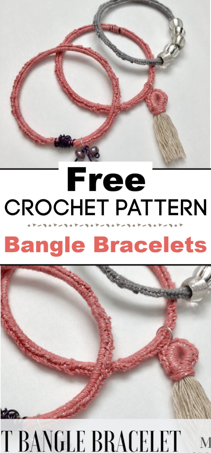 10 Crochet Bangles Free Pattern - Crochet with Patterns
