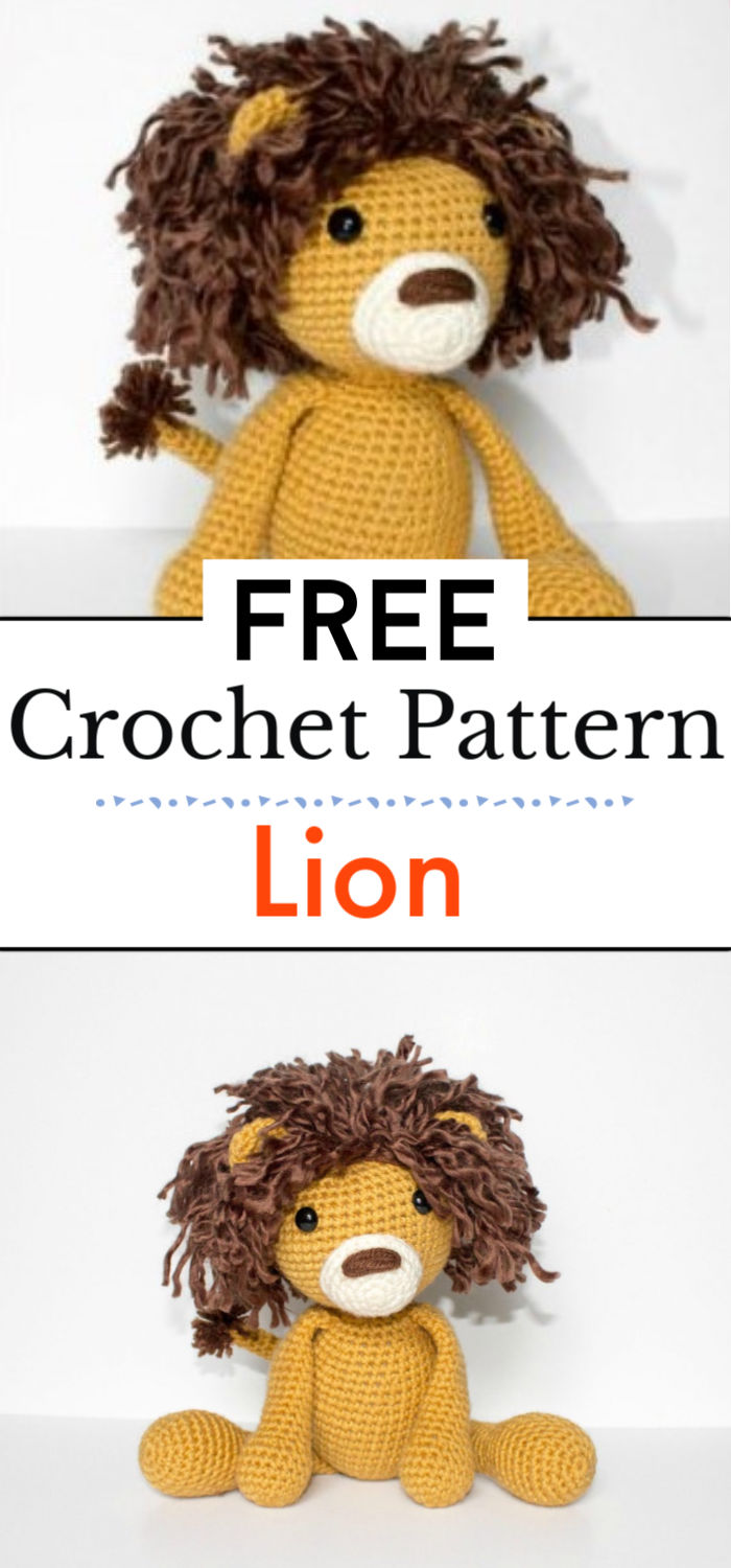 10 Free Crochet Lion Amigurumi Patterns - Crochet with Patterns