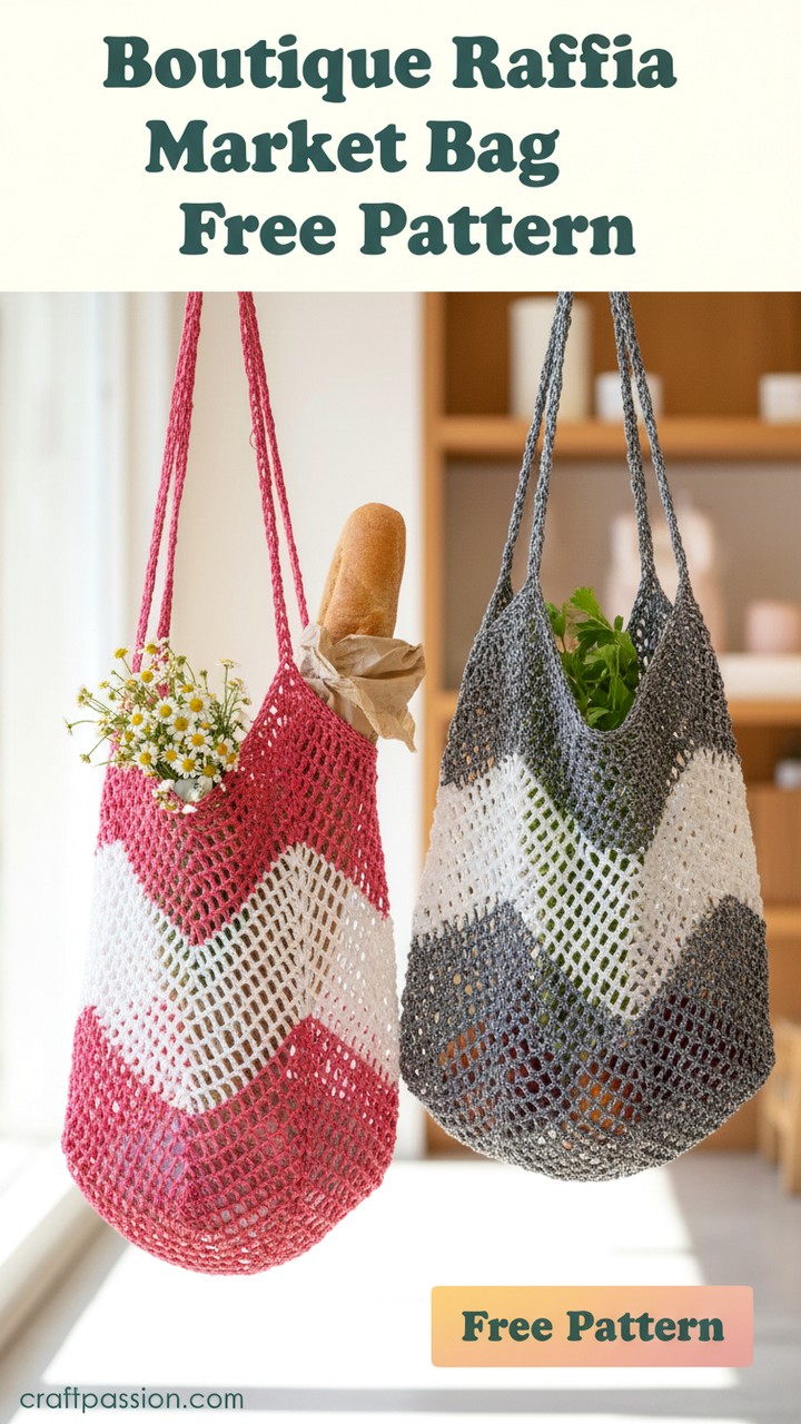 16 Crochet Market Bag Patterns - Crochet with Patterns