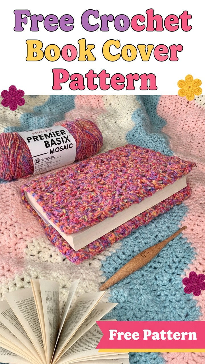 15 Crochet Book Covers Free Pattern - Crochet with Patterns