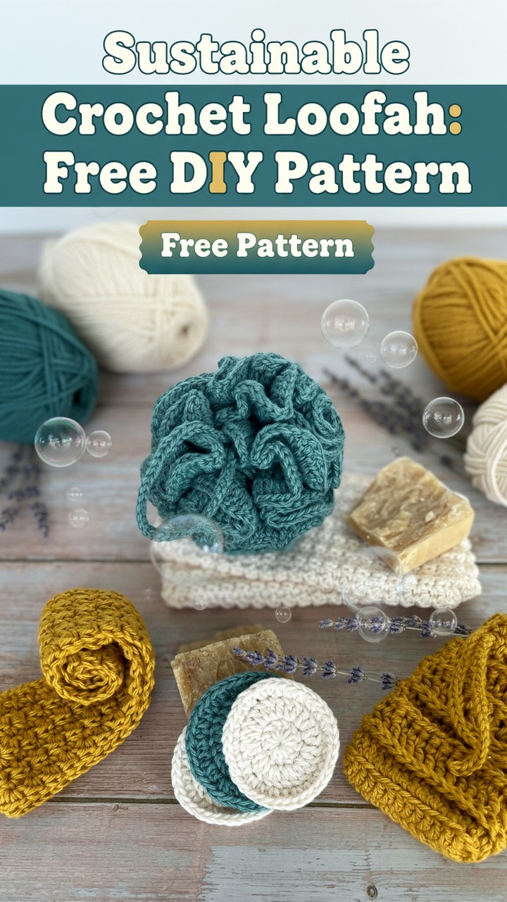 13 Free Crochet Bath Loofah Pattern - Crochet with Patterns