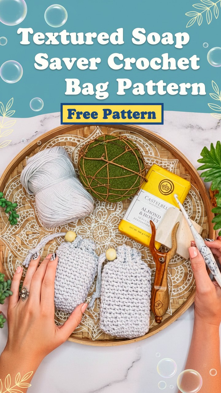 15 Free Crochet Soap Saver Pattern - Crochet with Patterns