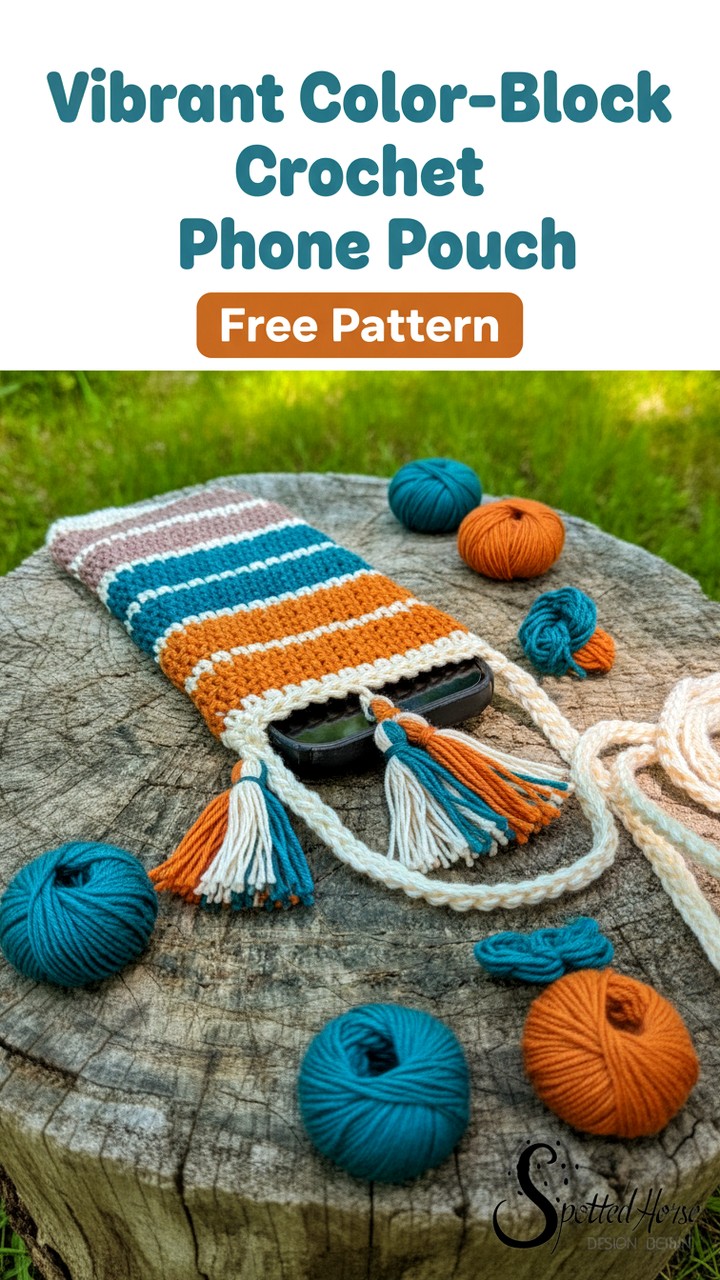 10 Crochet Cell Phone Holder Free Pattern - Crochet with Patterns
