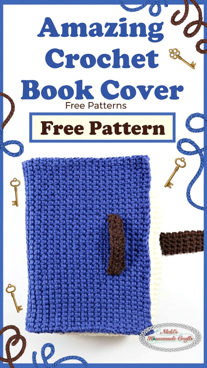 15 Crochet Book Covers Free Pattern - Crochet with Patterns