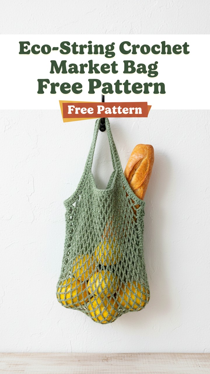 16 Crochet Market Bag Patterns - Crochet with Patterns