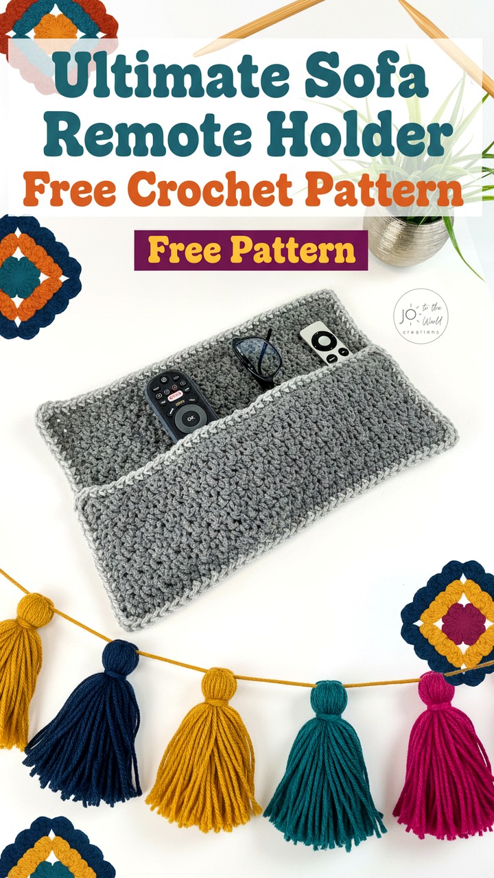 8 Free Crochet Remote Control Cover Pattern - Crochet with Patterns