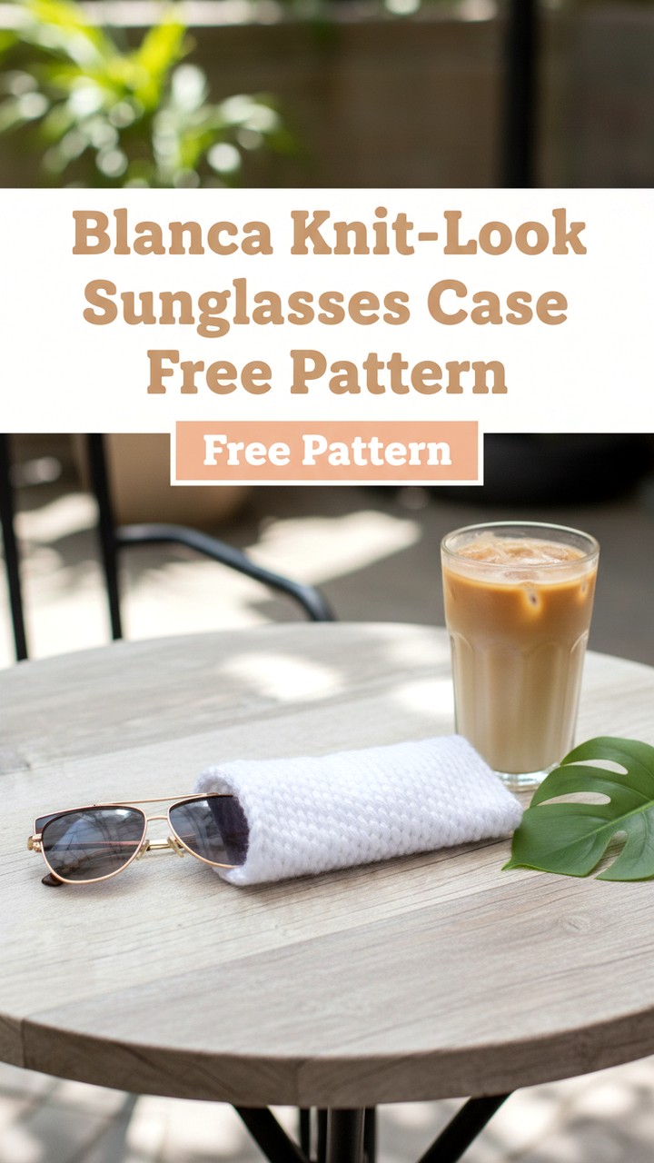13 Crochet Sunglasses Case Free Pattern - Crochet with Patterns