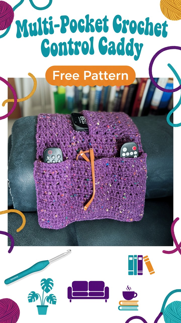 8 Free Crochet Remote Control Cover Pattern - Crochet with Patterns