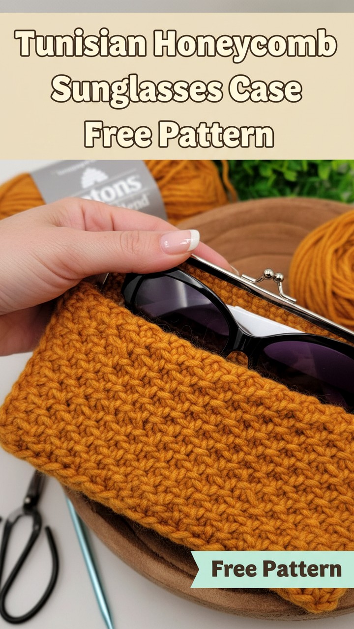 13 Crochet Sunglasses Case Free Pattern - Crochet with Patterns