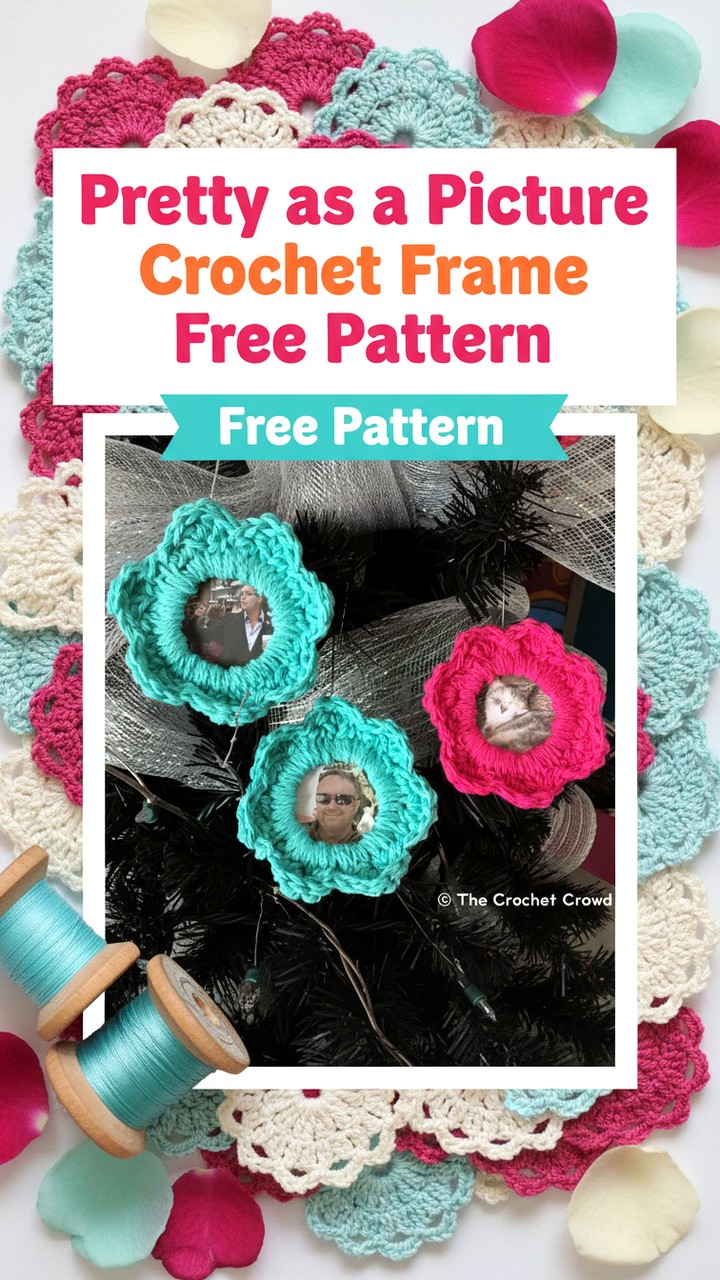 10 Free Crochet Picture Frame Pattern - Crochet with Patterns