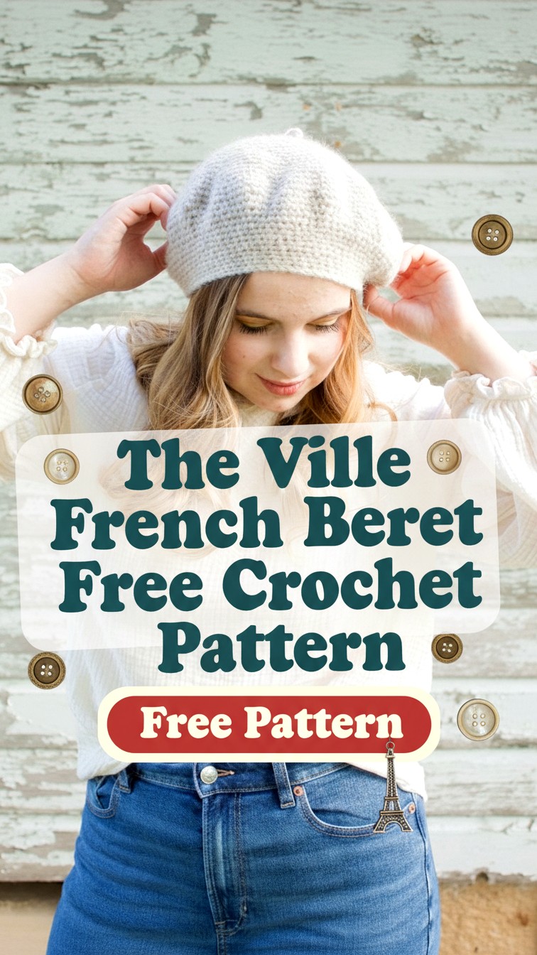 10 Simple Crochet Beret Free Pattern – Easy & Beginner-Friendly ...