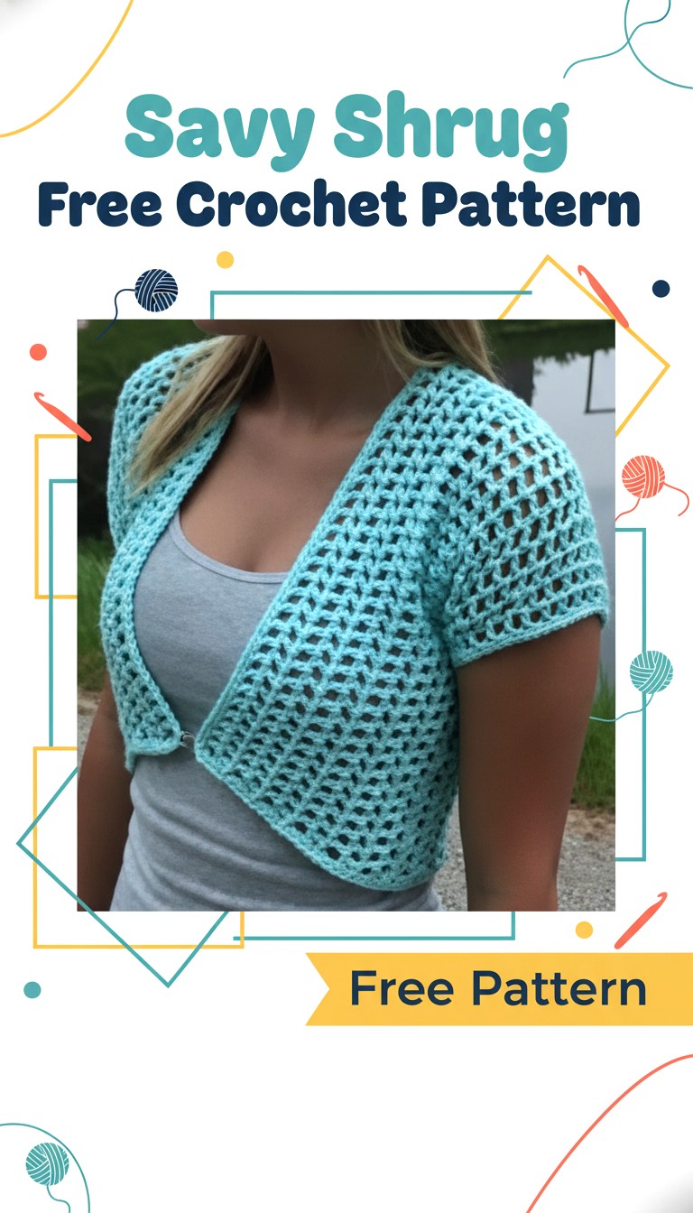 13 Easy Modern Crochet Shrug Patterns (Free & Stylish) - Crochet with ...