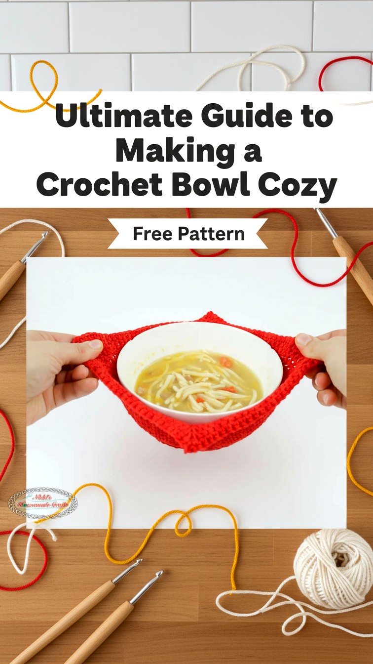 10 Crochet Bowl Cozy Pattern Free – Easy & Reusable Kitchen Cozy ...