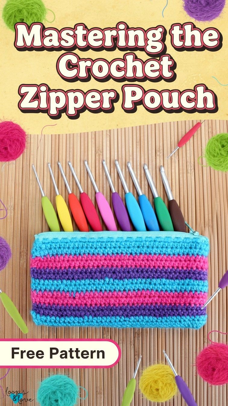 15 Free Crochet Zipper Pouch Pattern Easy & Beginner Friendly - Crochet ...