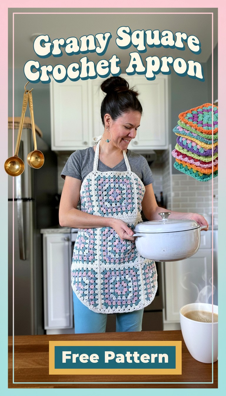 10 Easy Free Crochet Apron Patterns - Crochet with Patterns