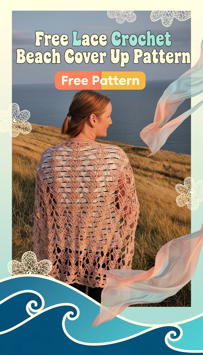 11 Easy Free Crochet Beach Cover Up Patterns for Summer - Crochet with ...
