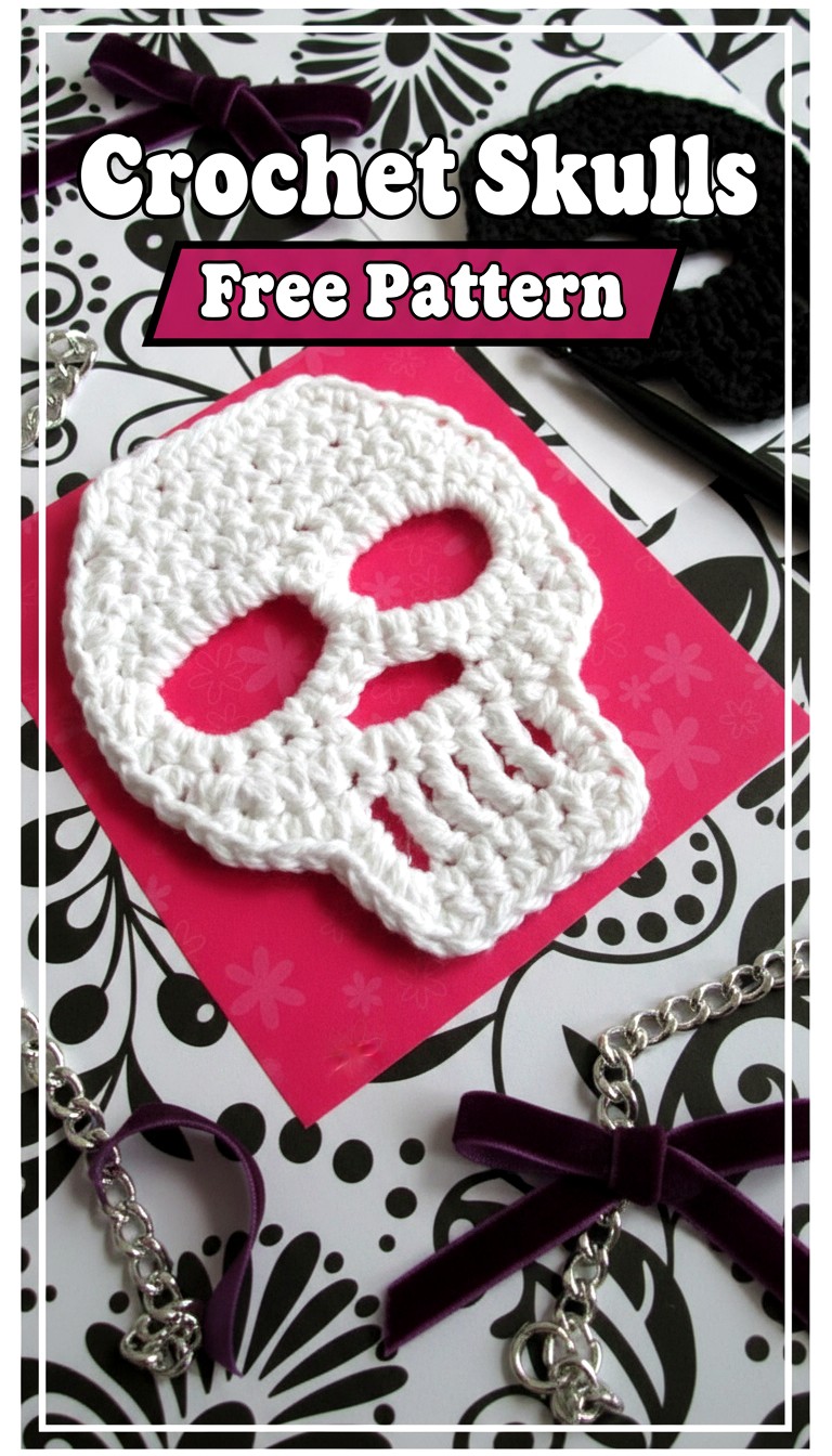10 Free Skull Crochet Patterns You’ll Love to Make (Easy & Spooky ...