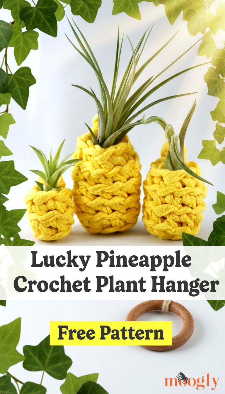 12 Beautiful Pineapple Crochet Patterns (Easy & Free Designs) - Crochet ...