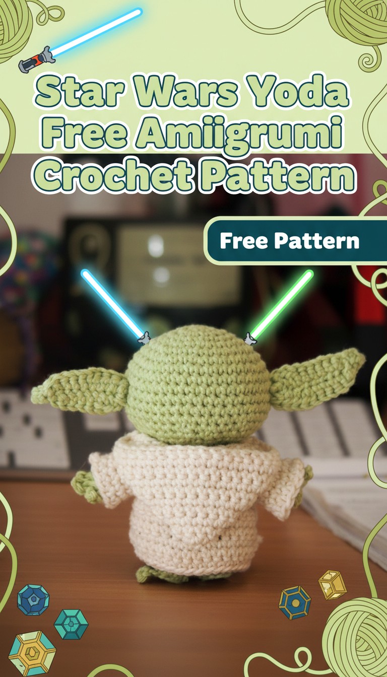 8 Unique Free Baby Yoda Crochet Patterns - Crochet with Patterns
