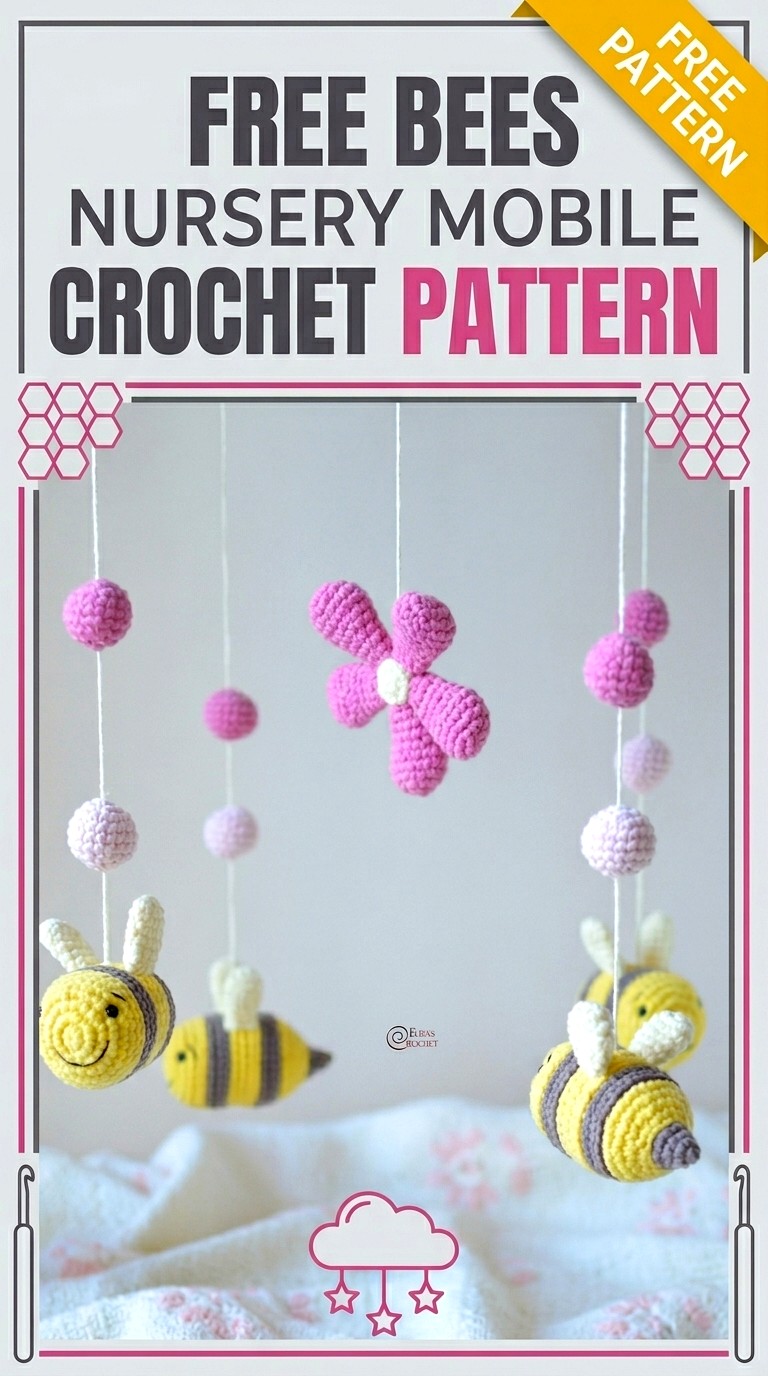 10 Free Crochet Baby Mobile Patterns - Crochet with Patterns